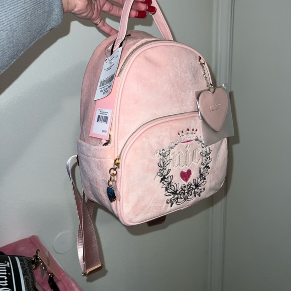 Juicy Couture | Bags | Juicy Couture Pink Backpack | Poshmark